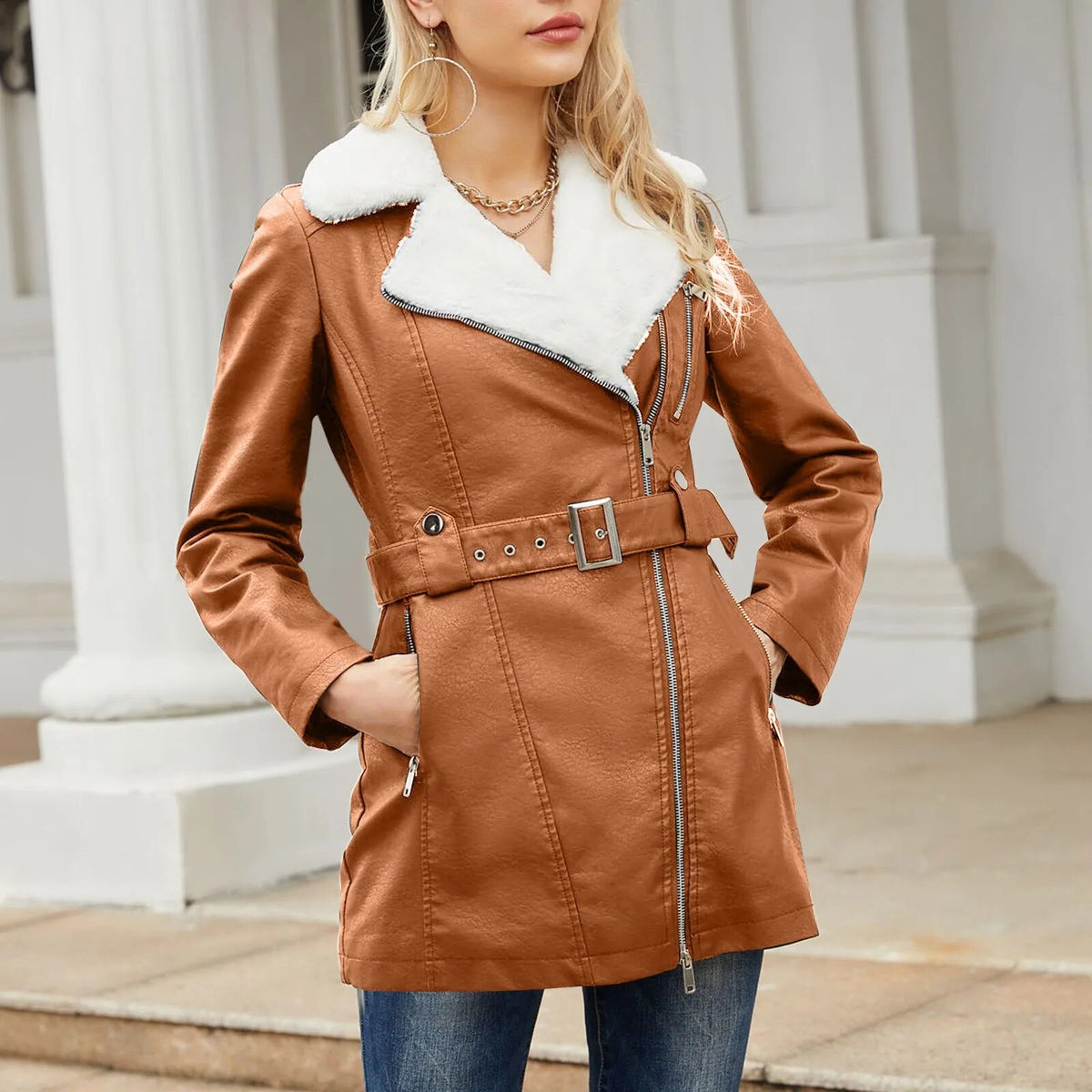 מעיל עור SIVAN – LaMess